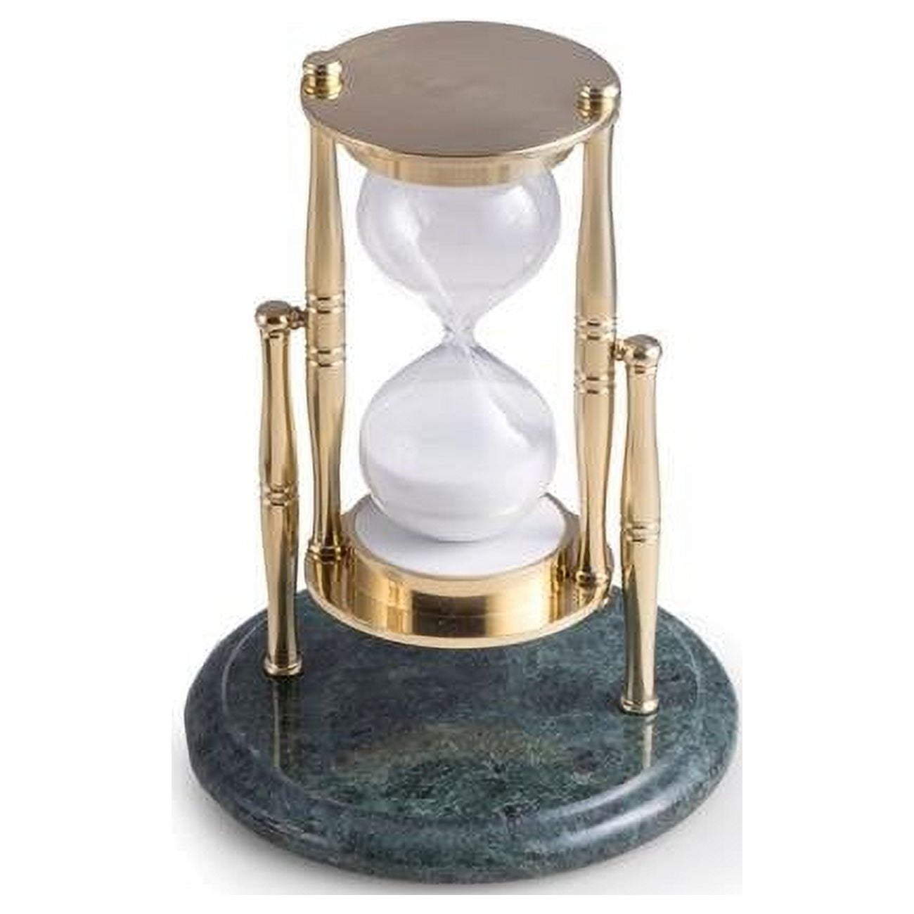 Green Marble 30 Minute Sand Timer w/Brass Accents #Q-GM21410 - Walmart.com