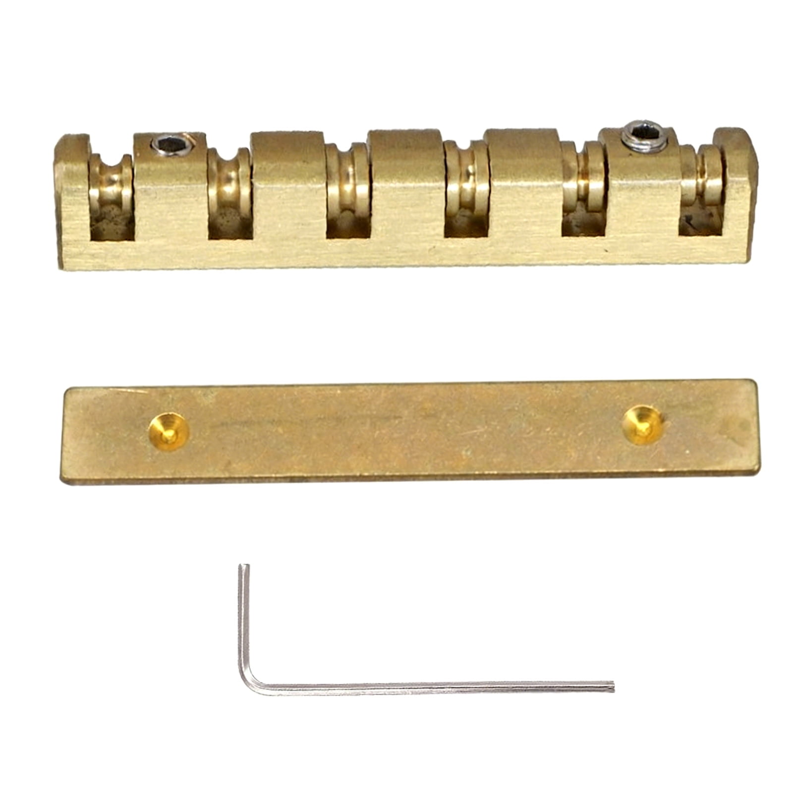 Brass Guitar Nut Adjustable Height for 6 String Guitar Replacement ...