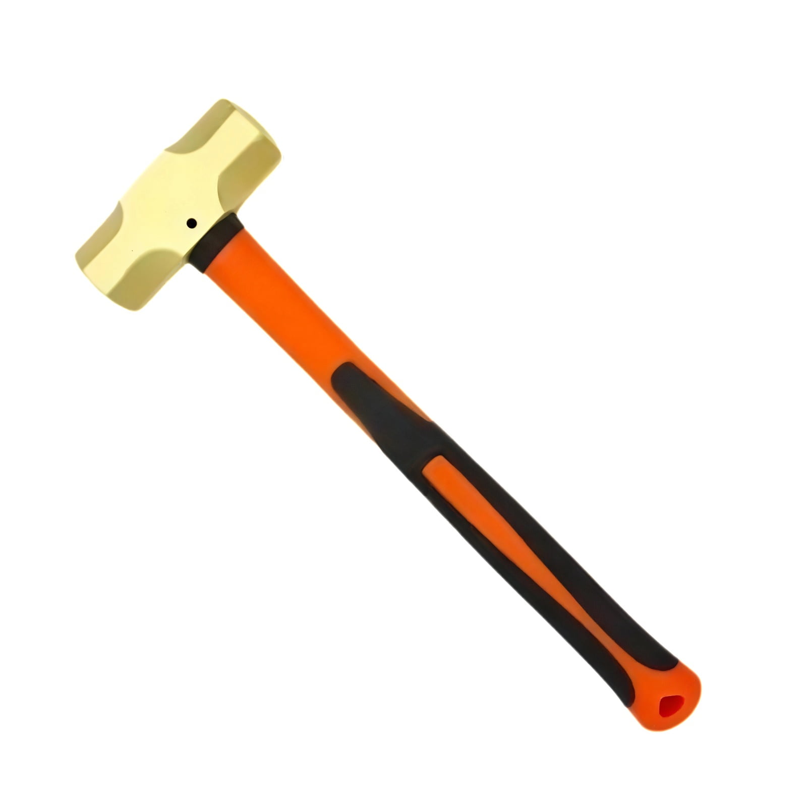 Brass Hammer with Ergonomic Handle, Non Sparking Octagonal Head Mallet ...