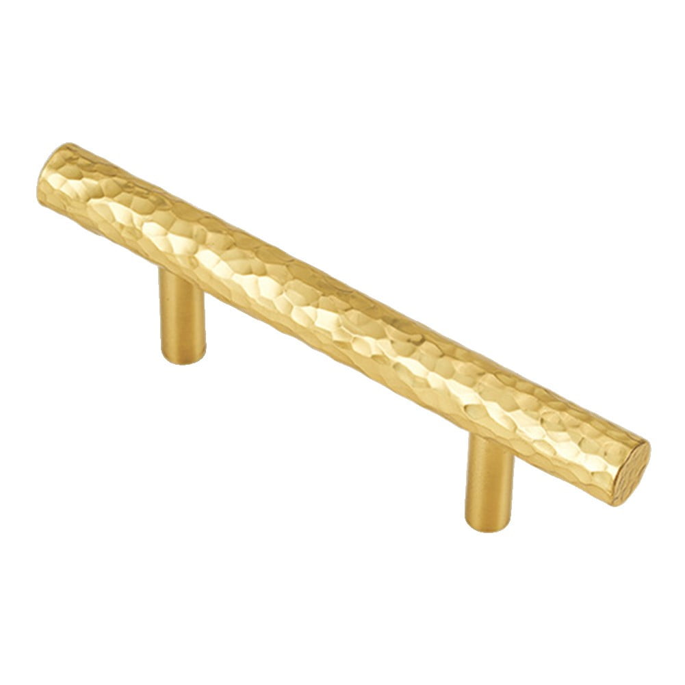 Brass Hammered Furniture Handles Ball T Shaped And Long Pulls Cupboard ...