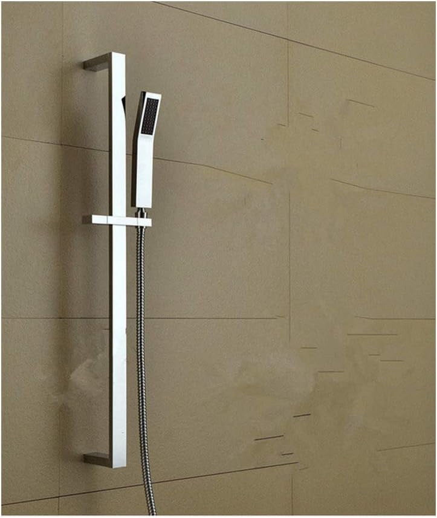 Brass Hand Black Shower Rail Sliding Bar Set with Copper Handheld ...