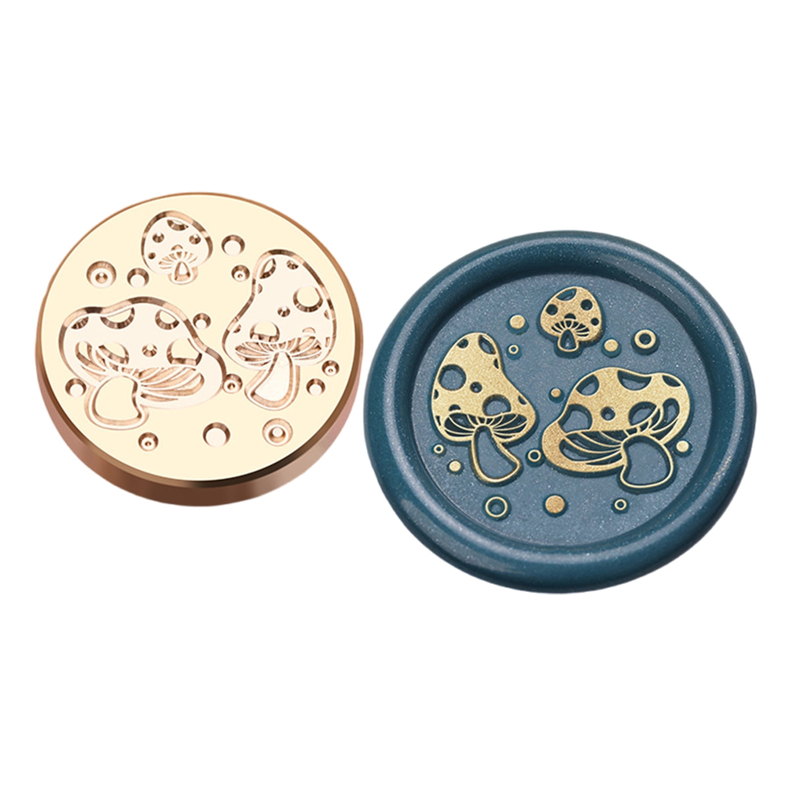Brass Head Seal Stamp Flower Series Sealing Waxed Stamp for Letter ...