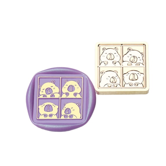 Brass Head Seal Stamp Winter Themed Sealing Waxed Stamp for Card Letter ...