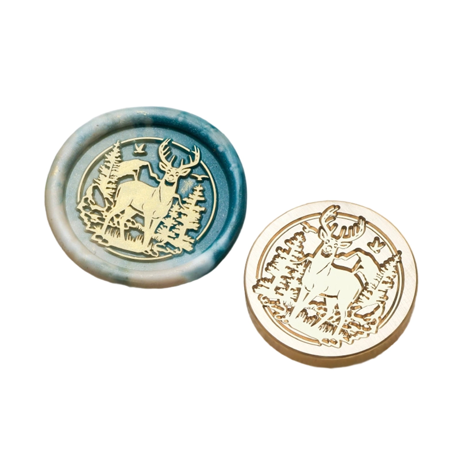 Brass Head Waxed Seal Stamp Series Sealing Waxed Stamp for Card ...
