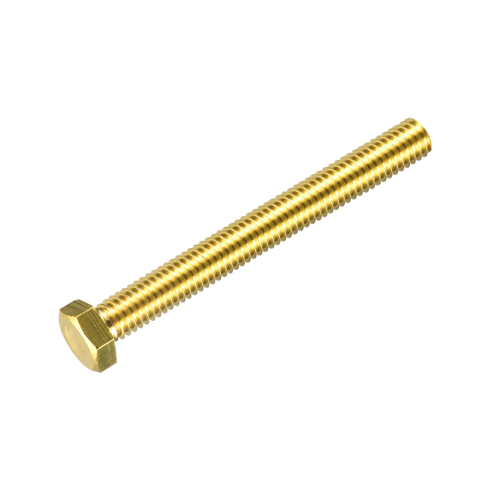 Brass Hex Bolts 3 8 16x3 1 2 1 Pack Fully Thread Grade 4 8 Machine