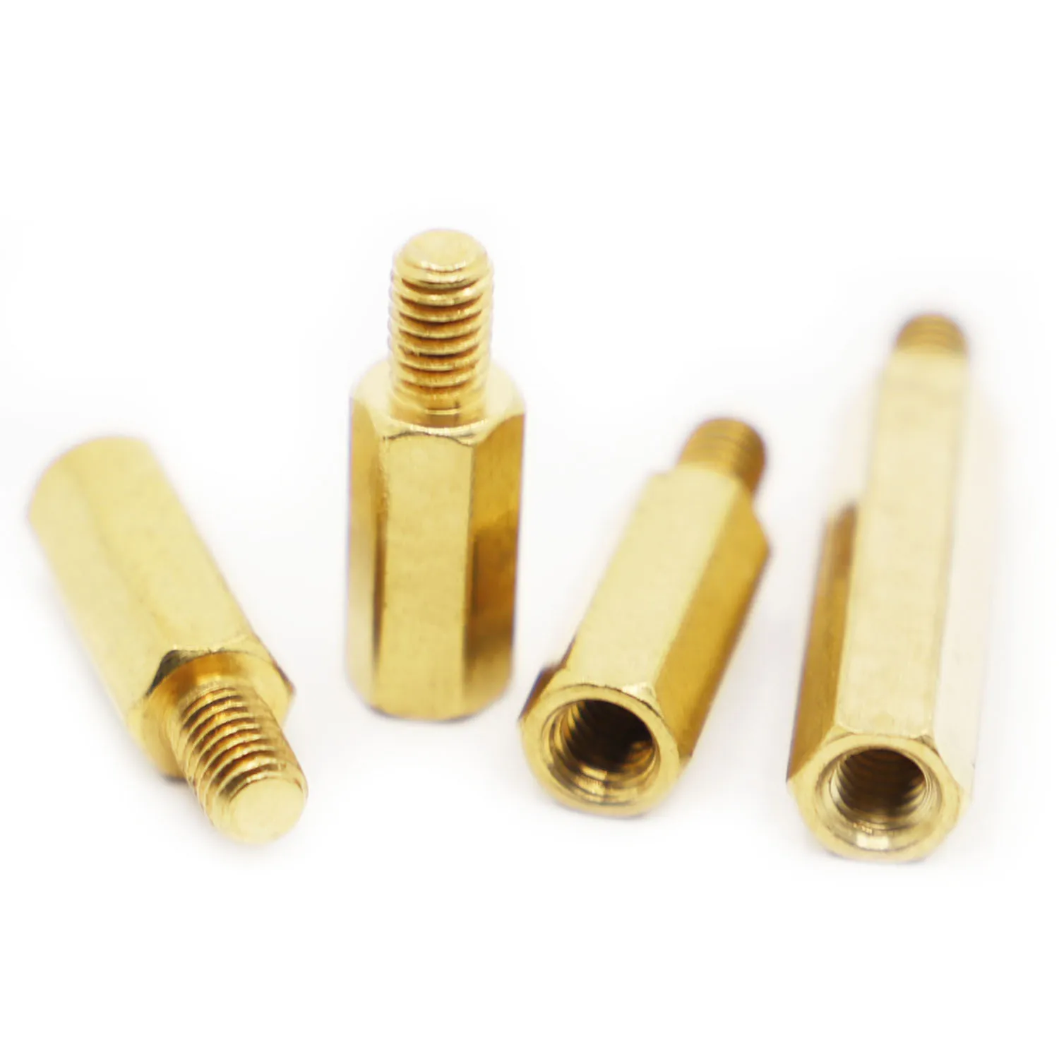 Brass Hex Male Female Standoff Board Rack Stud Hexagon Threaded Pillar ...