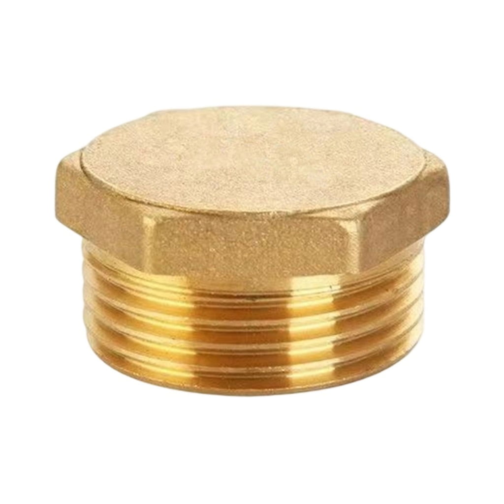 Brass Hexagonal End Caps Plug Pipe Plumbing Fitting Adapters Pipe ...