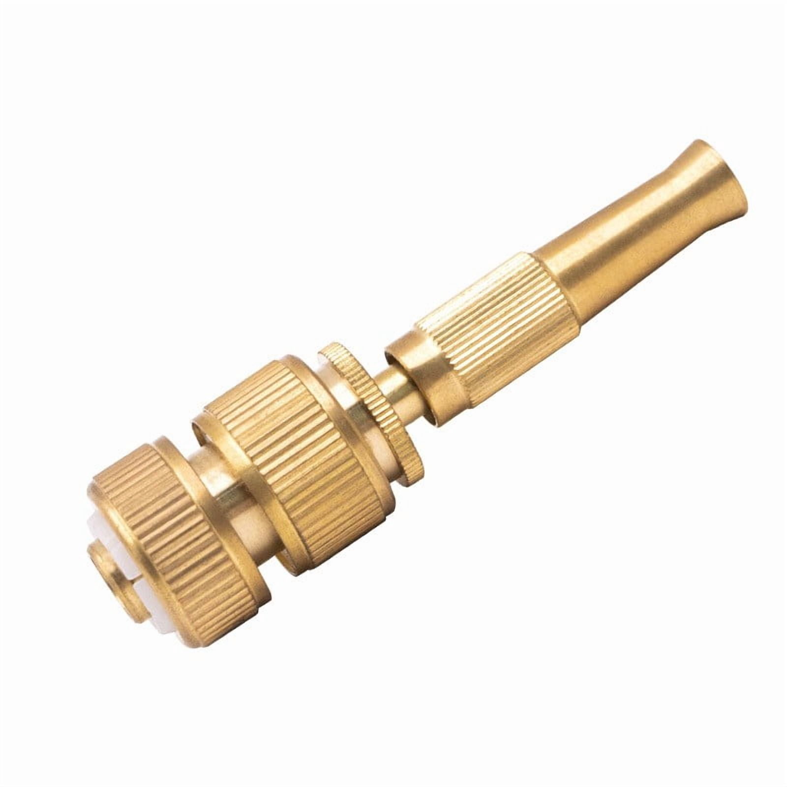 Brass High Pressure Hose Nozzle Adjustable 3 Spray Patterns Nozzle ...