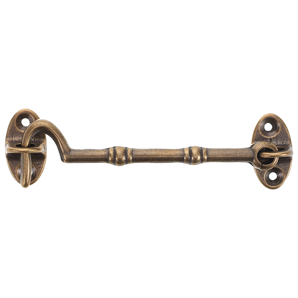 Brass Door Hook and Eye Latch for Garage Window Set Door Lock Part Indoor Hook Lock - Walmart.com