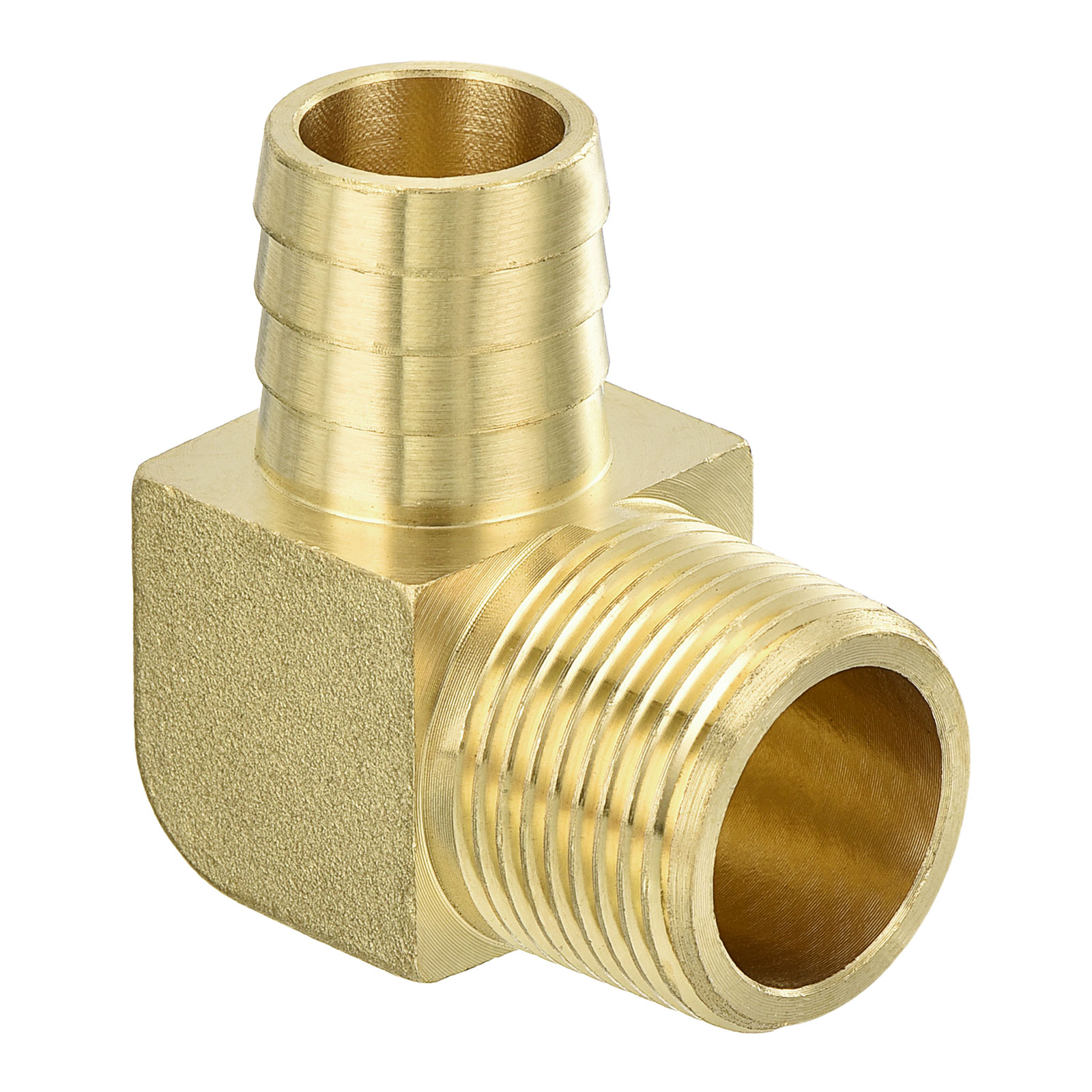 Brass Hose Barbed Elbow Fitting, 3/4" Barbx3/4" NPT Male 90 Degree - Walmart.com