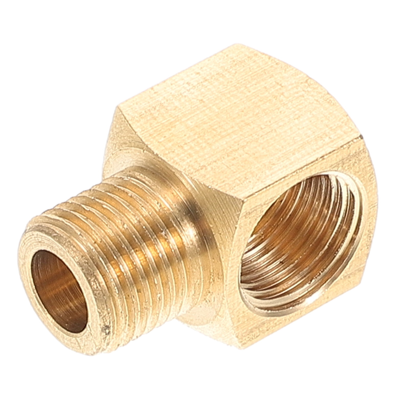 Brass Hose Connector 90-Degree Elbow For Oil Gas Pipelines Internal And ...