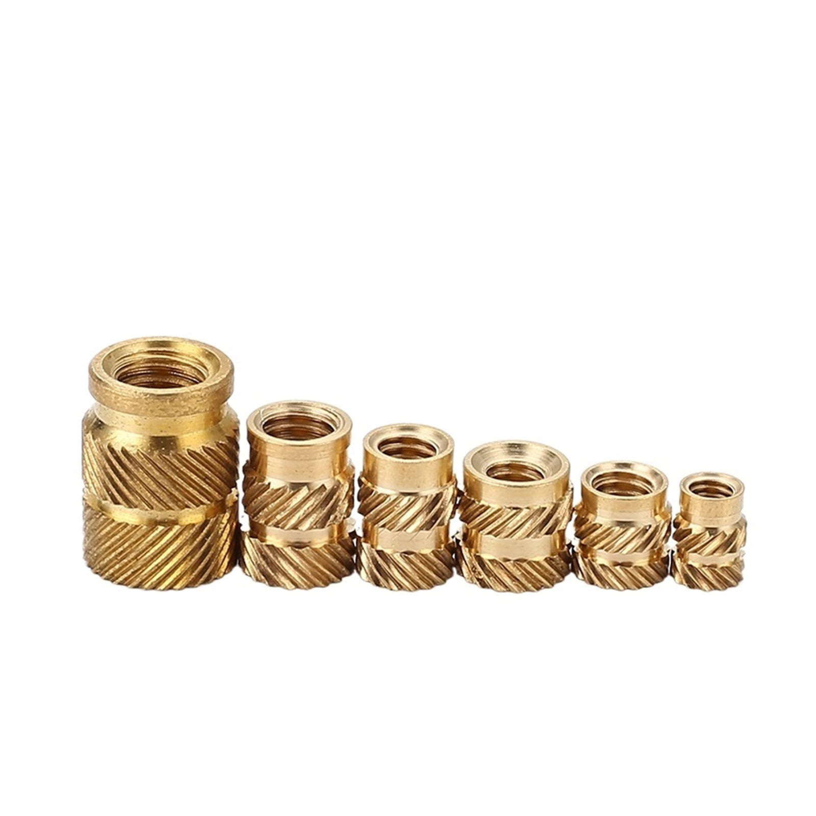 Brass Hot Melt Insert Nuts Heating Molding Copper Thread Inserts Nut ...