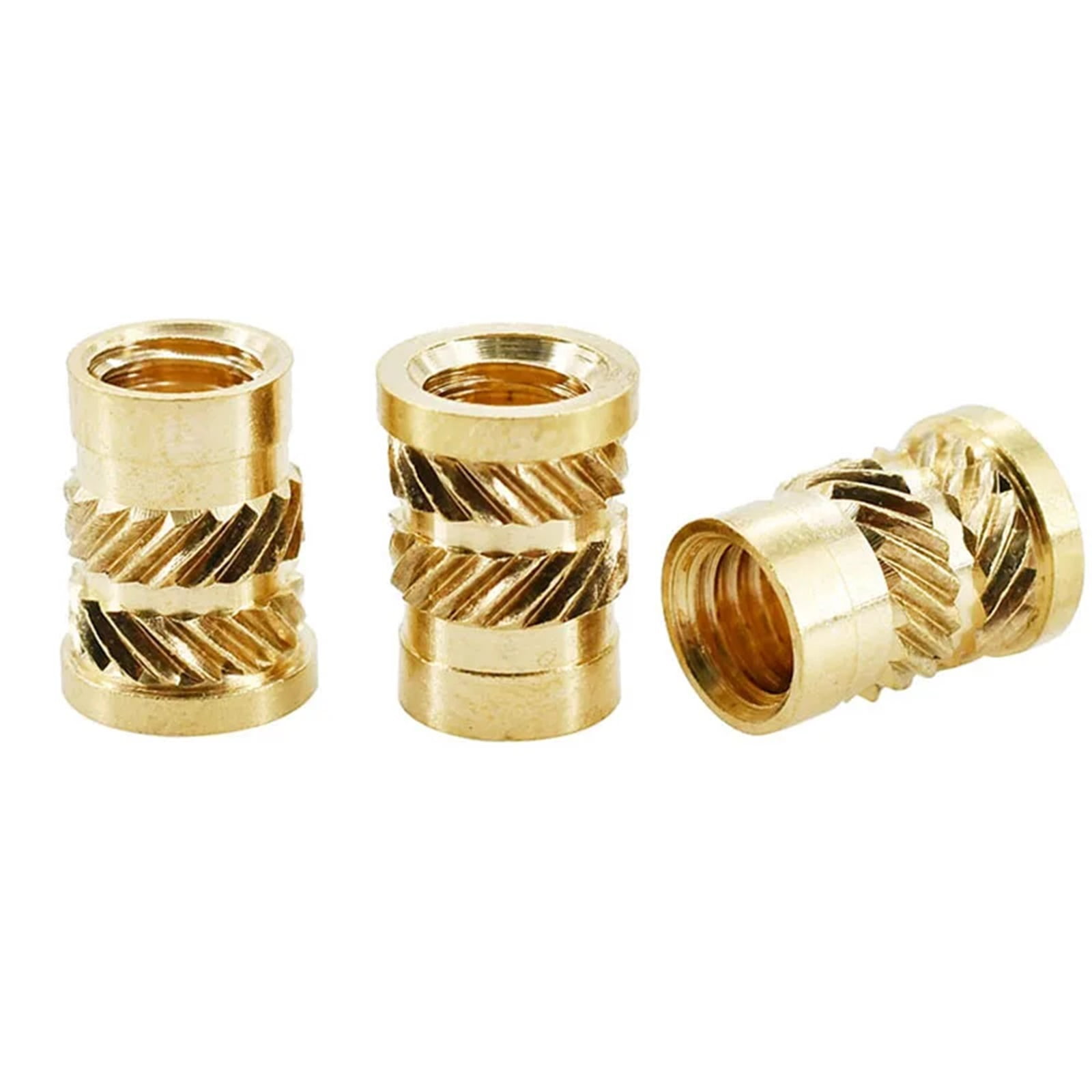 Brass Hot Melting Insert Knurled Nut Thread Heating Molding Injection Embedment T-type Nuts ...