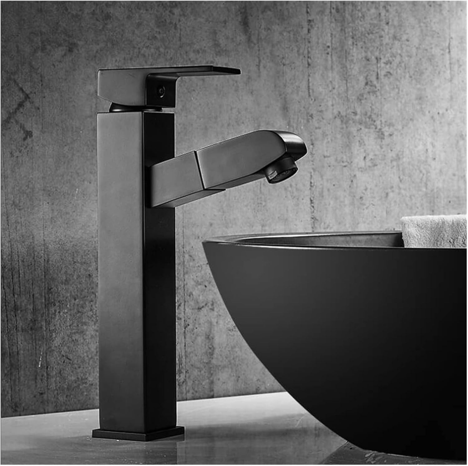 Brass Hot and Cold ORB Finish Pull Out Basin Faucet Bathroom Basin Sink ...