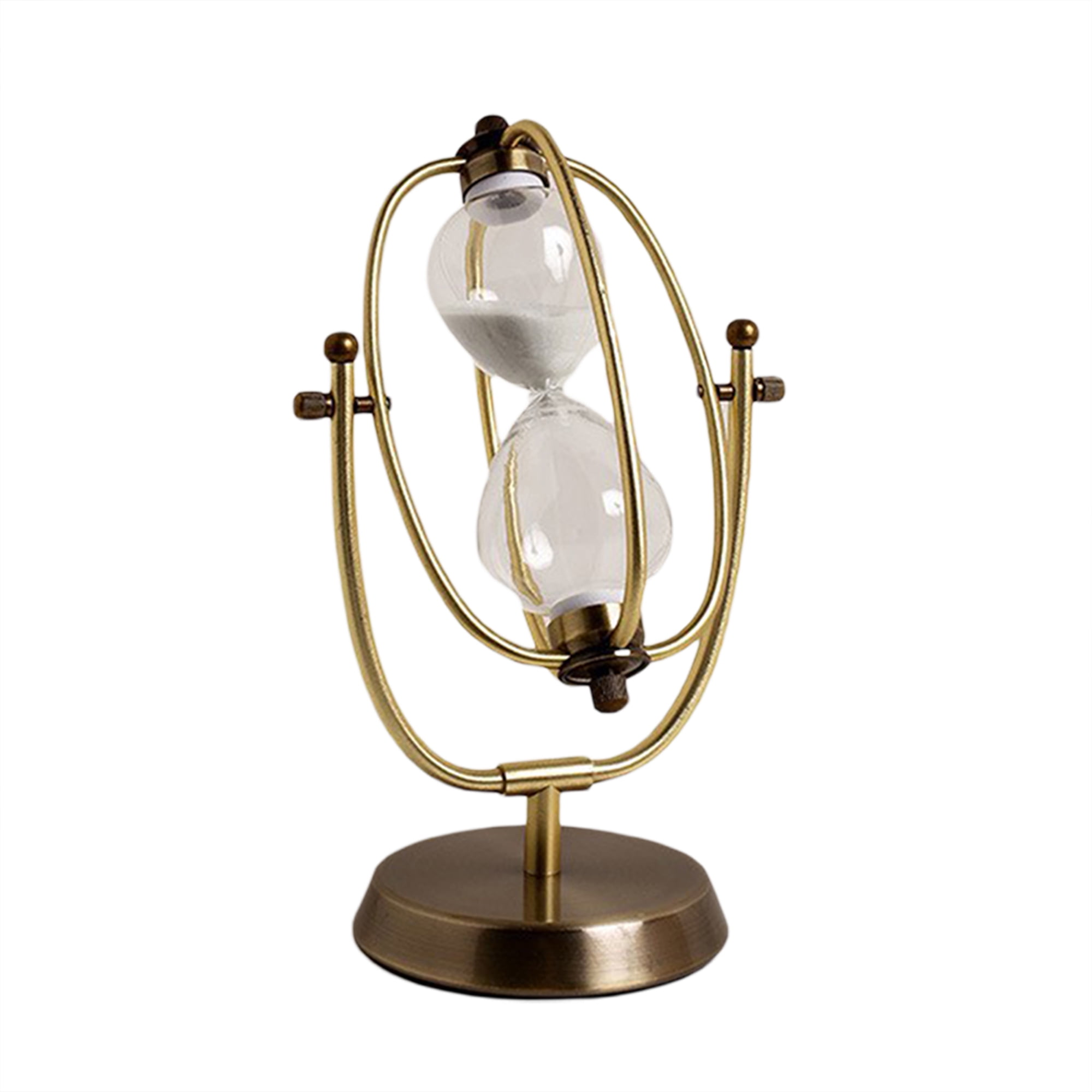 Brass Hourglass, Rotating Vintage Metal Sand Timer, Sand Clock ...