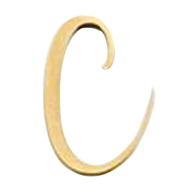 Brass House Address Letters Hardware Modern House Number Address Plaque ...