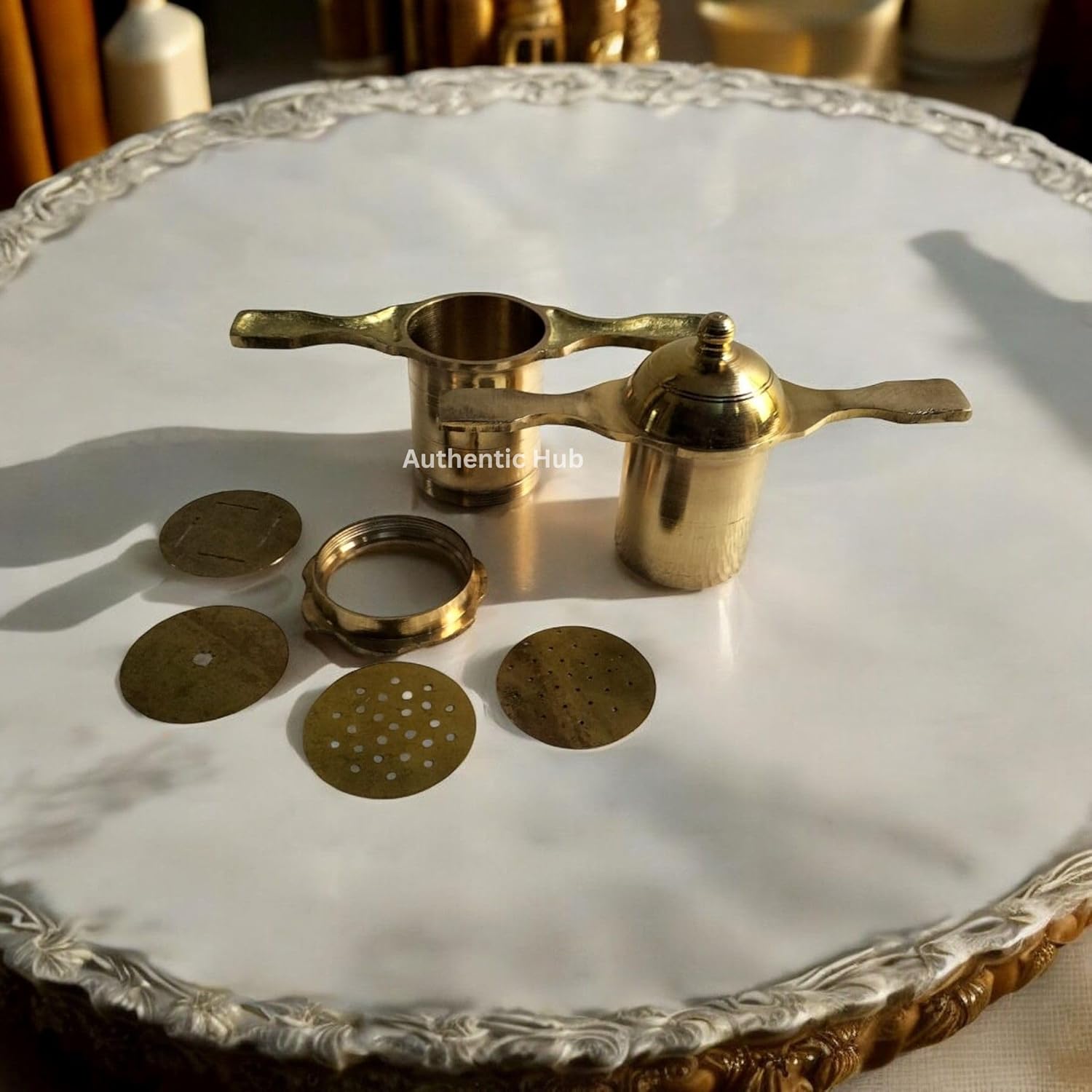 Brass Idiyappam Maker, Murukku Press, Achu Murukku Maker, Sev Maker ...