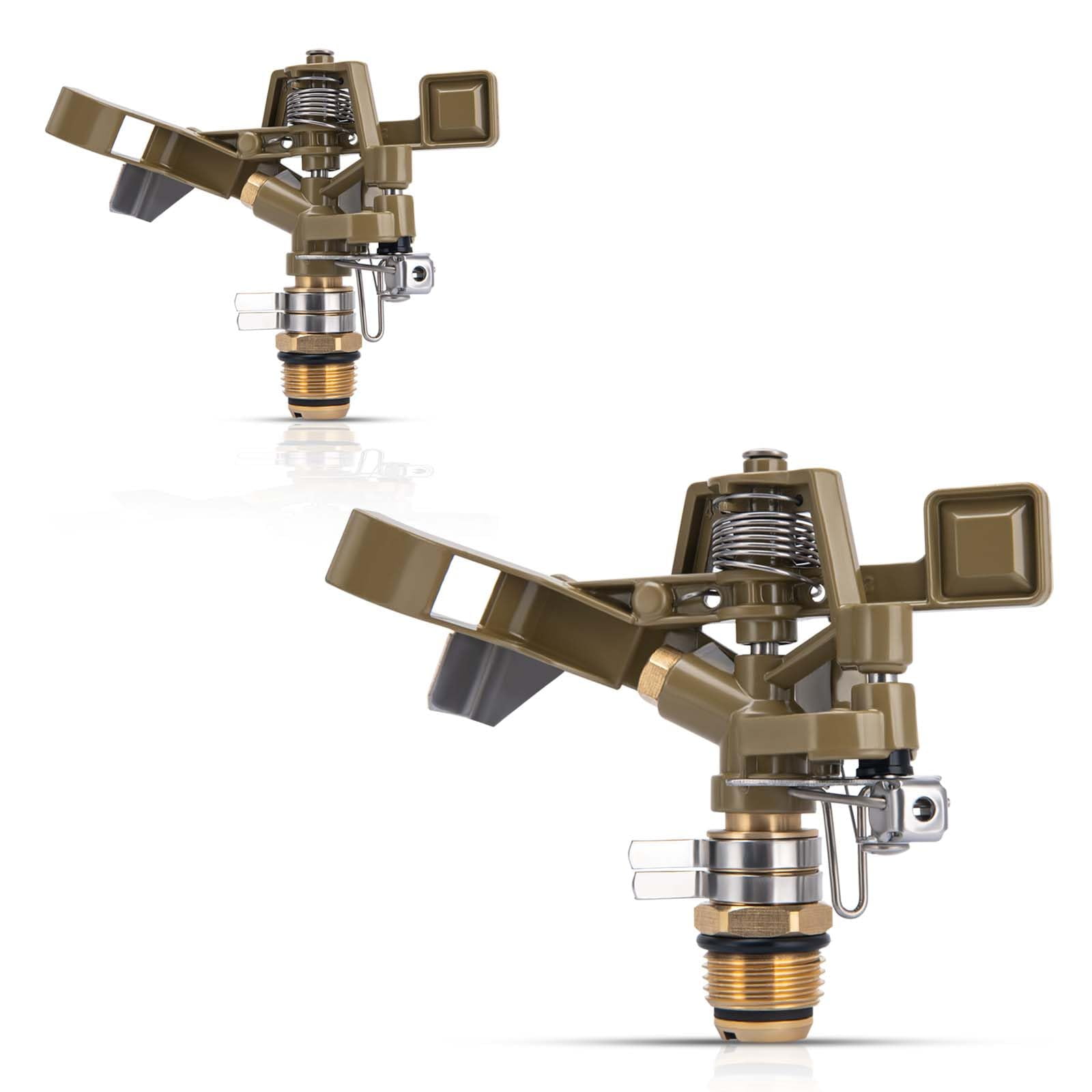 Brass Impact Sprinkler Head, Impact Lawn Sprinkler 1/2 Inch Impact ...