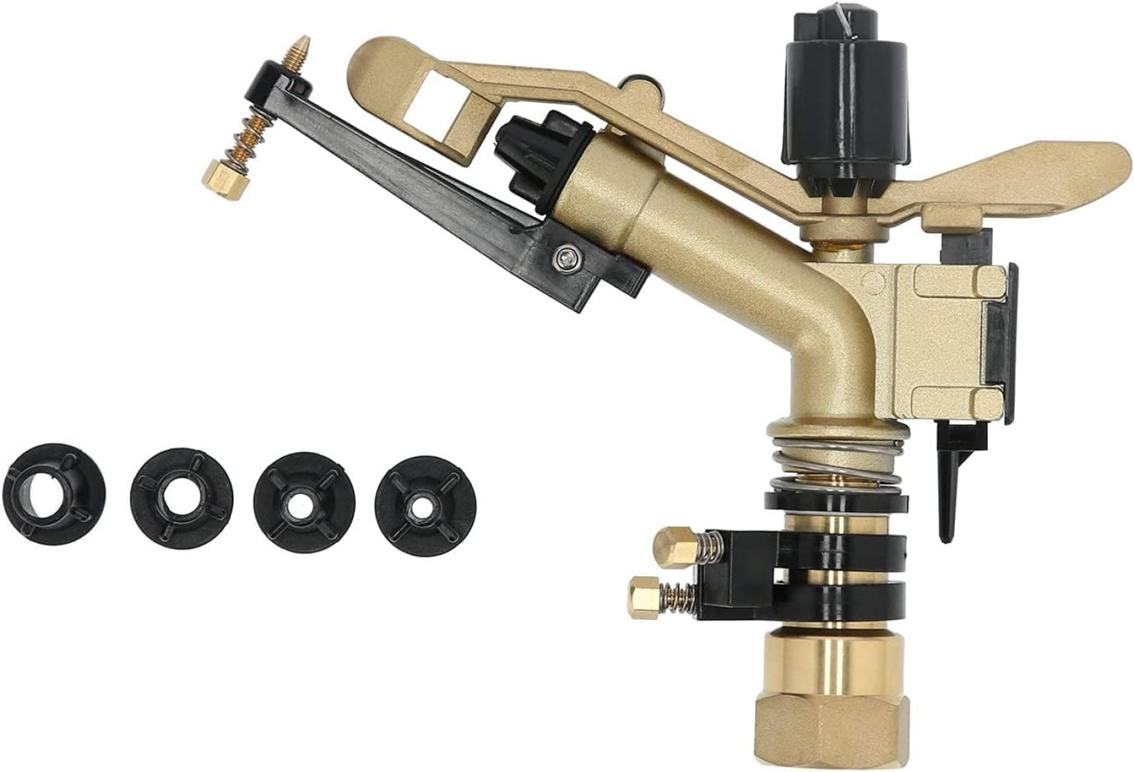 Brass Impact Sprinkler, Heavy Duty Water Rotating Sprinkler Head ...