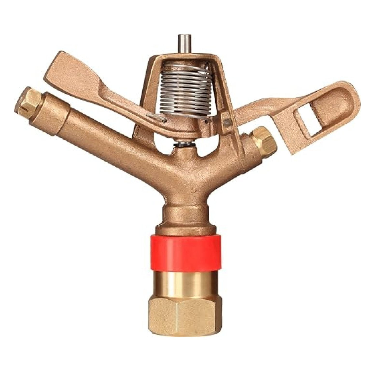 Brass Impact Sprinkler RK-40F - 1" FNPT, 9/32"x3/16" Nozzles, 40.6 GPM ...