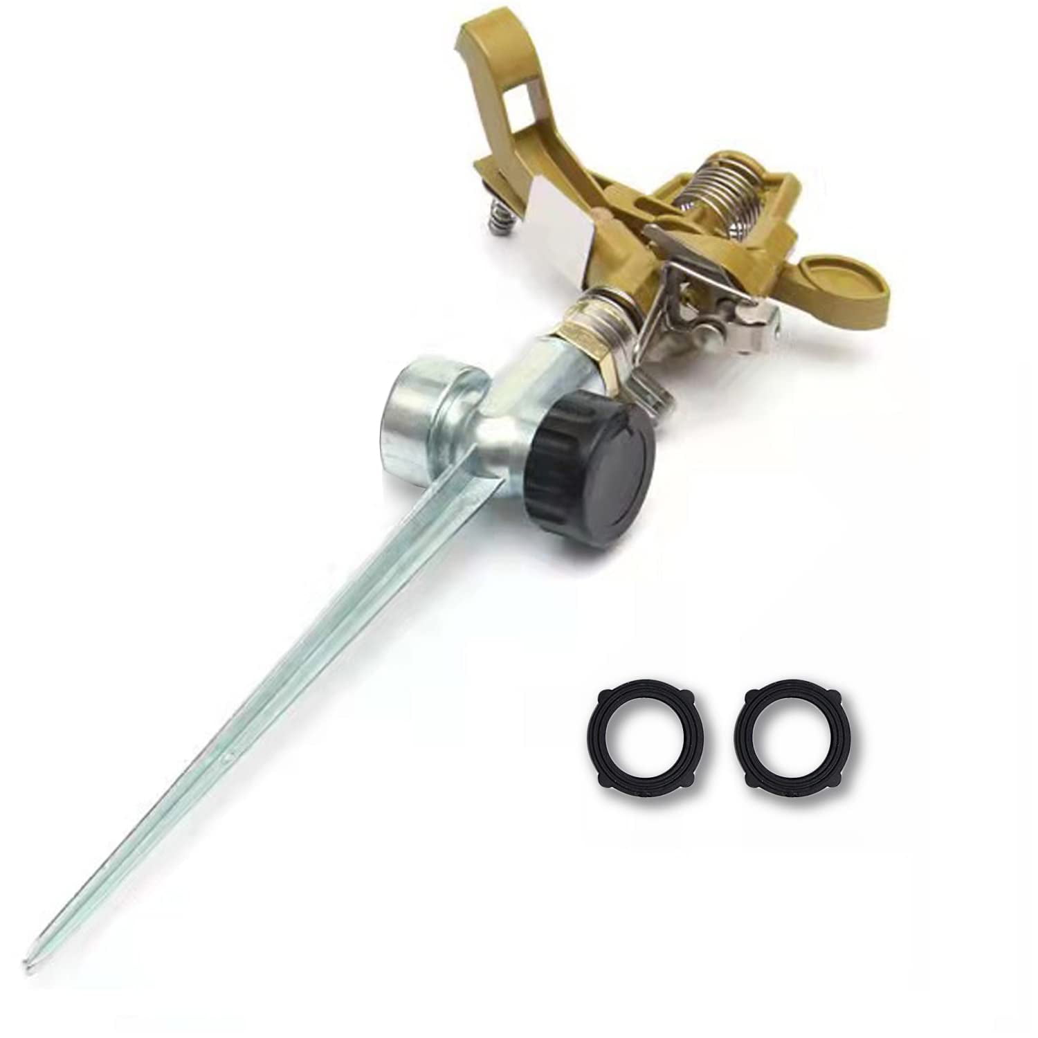 Brass Impact Sprinklers with Spike Stand Heavy Duty Lawn Sprinkler Head ...