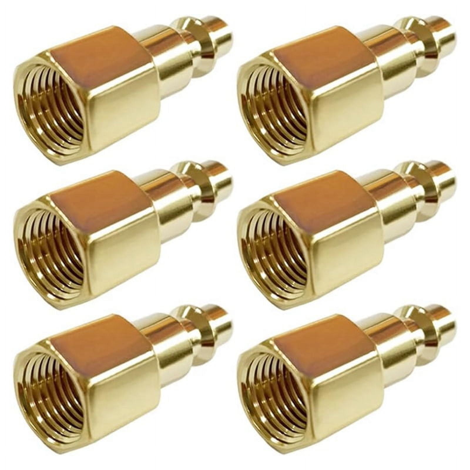 Brass Industrial Air Hose Connect Plug Air Compressor Pneumatic Coupler ...