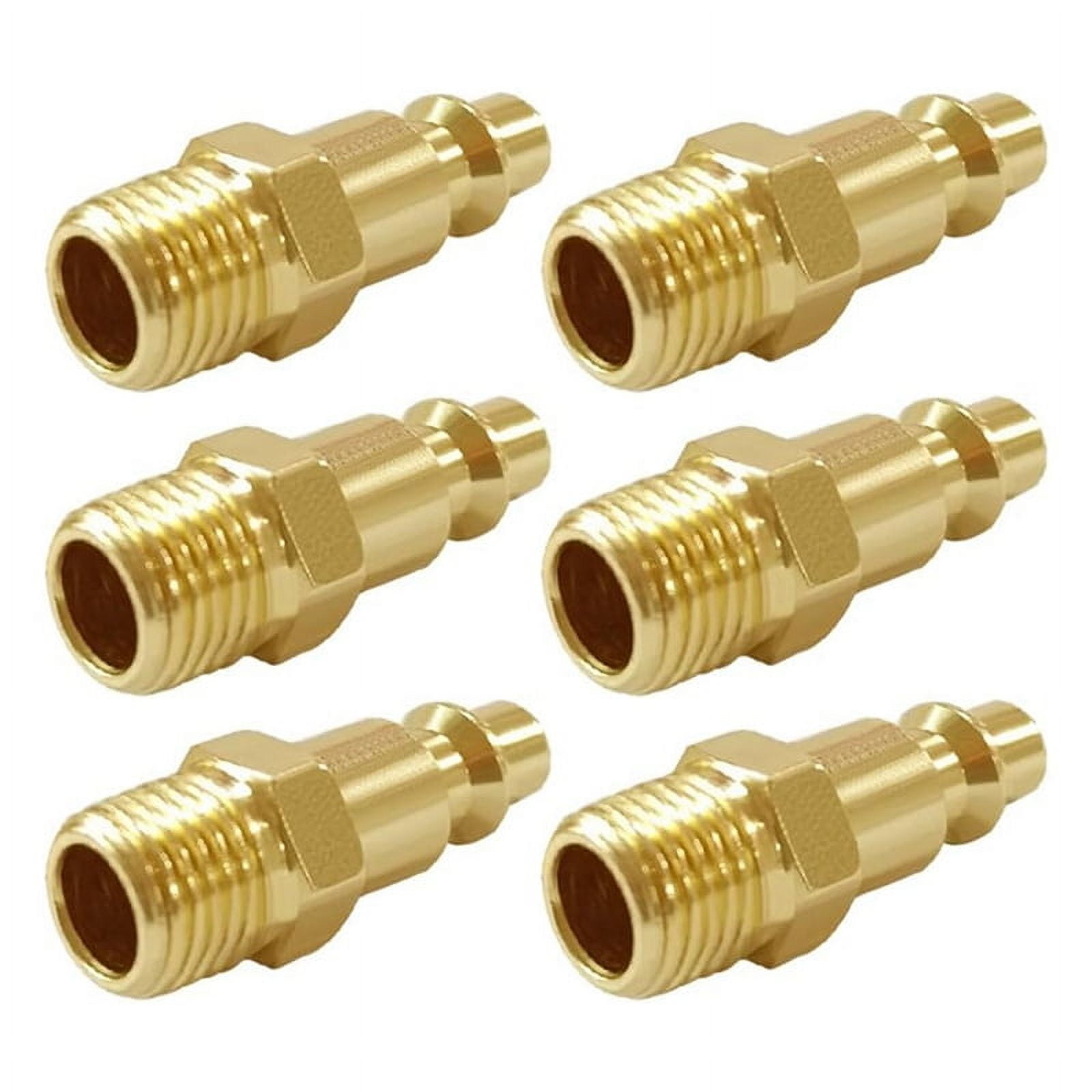 Brass Industrial Air Hose Connect Plug Air Compressor Pneumatic Coupler ...
