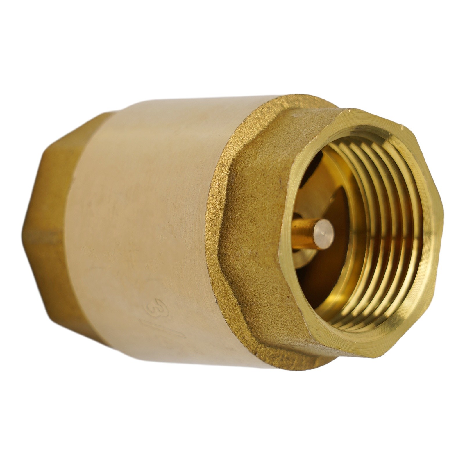 Brass Inline Check Valve 3/4 Npt Anti Leakage Suitable For Various ...