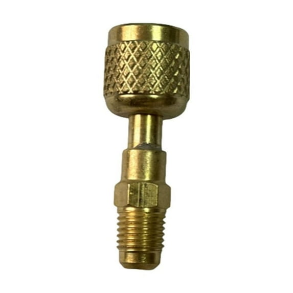Brass Internal Adapter For R32 And R454B Tanks With Sae 14 Reverse ...