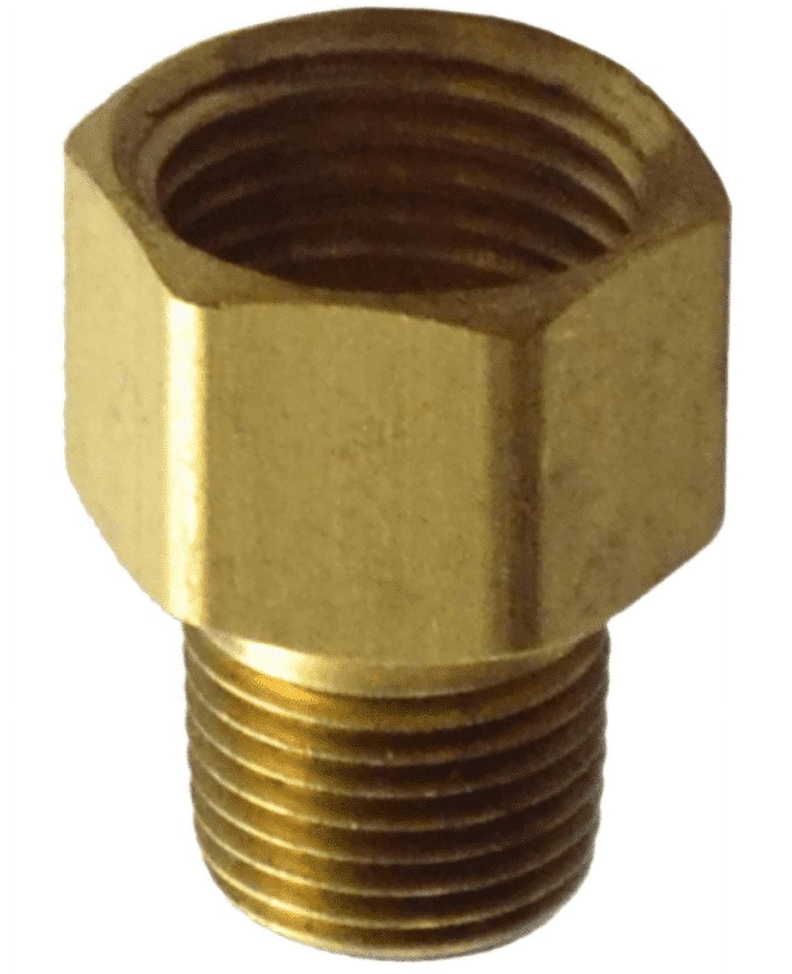 Brass Inverted Flare Brake Line Adapter Fitting 1/4 NPT Male to 5/8-18 ...