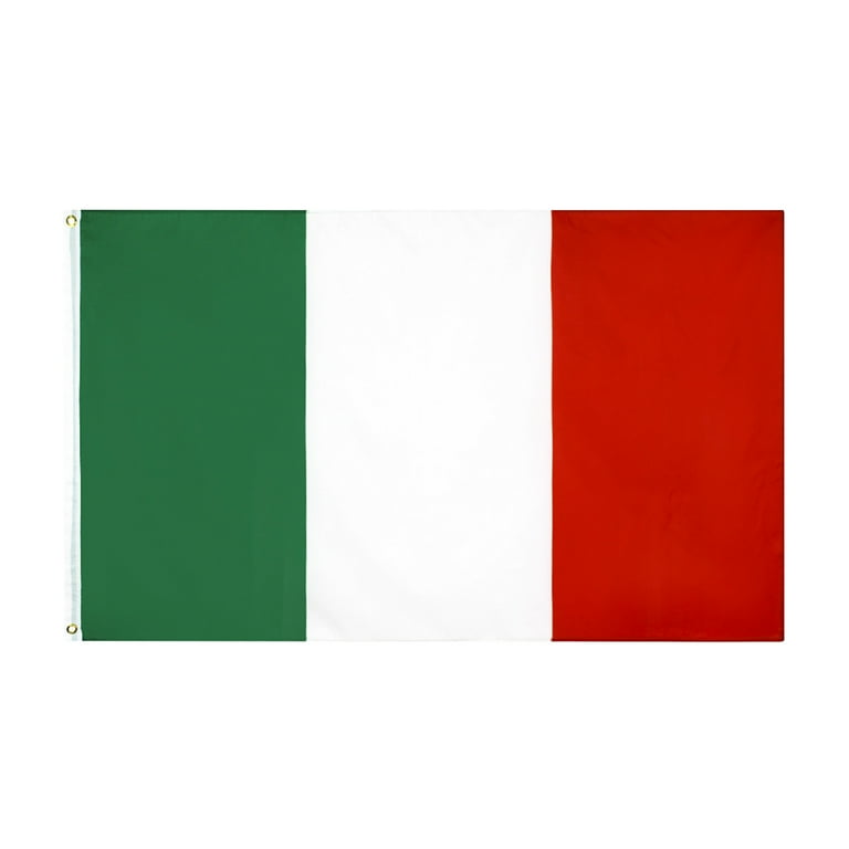 italian flag template to colour