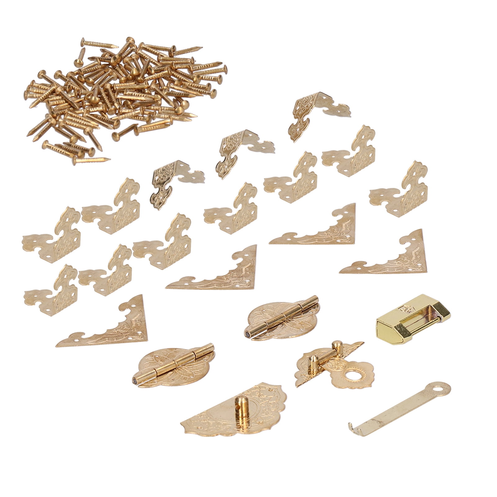 Brass Jewelry Box Corner Protector Hardware Accessories Ornament for ...