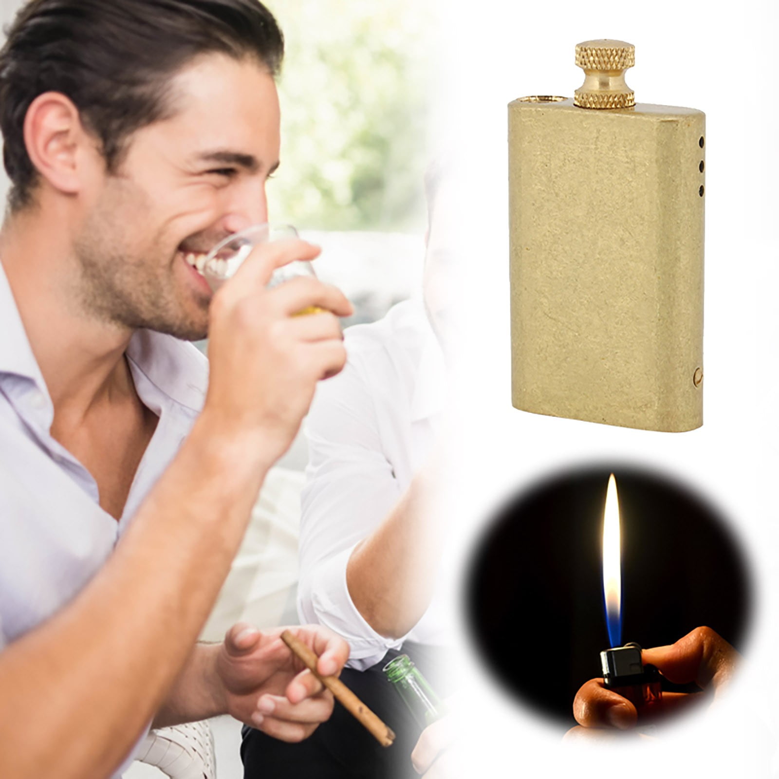 Brass Kerosene And Retro Style Plug In Screw 75l Hiking Backpack Back ...