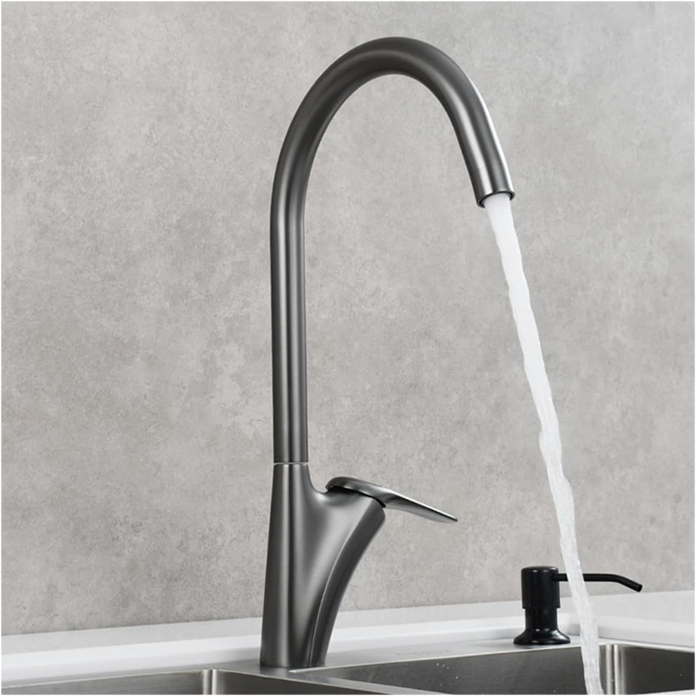 Brass Kitchen Faucet 360 ° Rotation Kitchen Sink Faucet Deck Mounted ...
