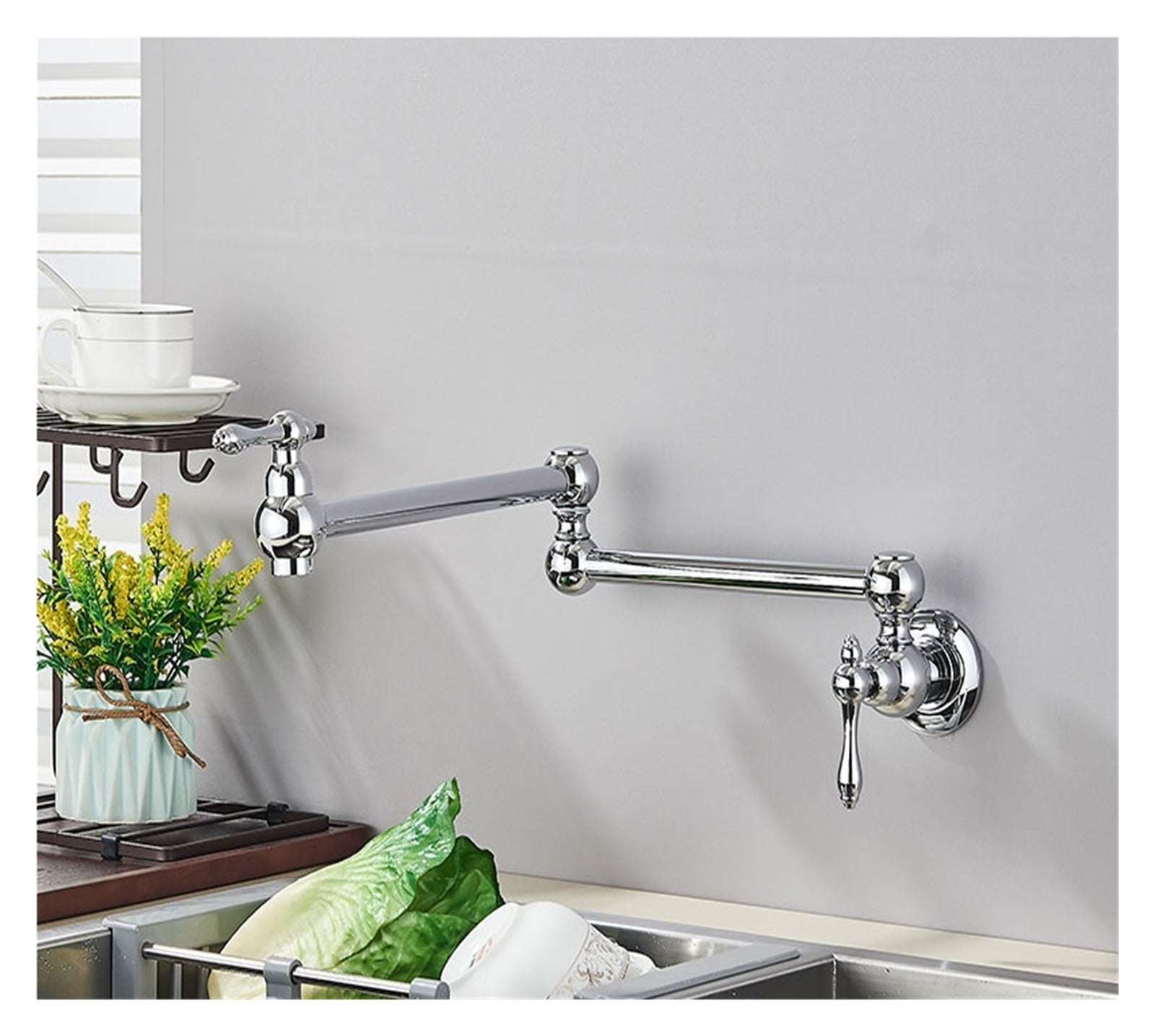 Brass Kitchen Faucet Brushed Gold Sing Cold Kitchen Sink Water Tap ...