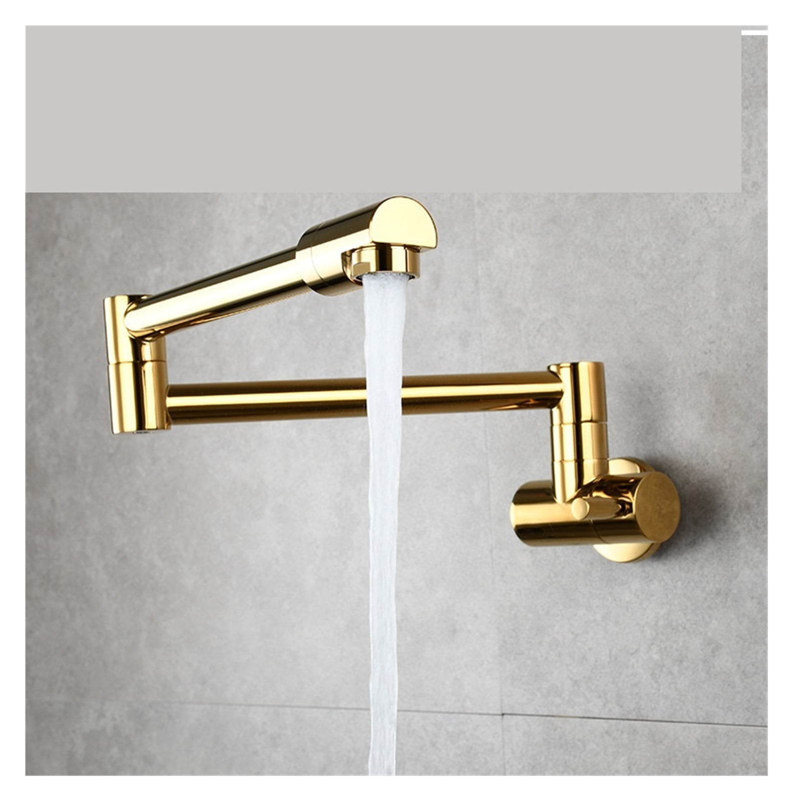 Brass Kitchen Faucet Tap Wall Mount Single Cold Single Hole Mixer ...