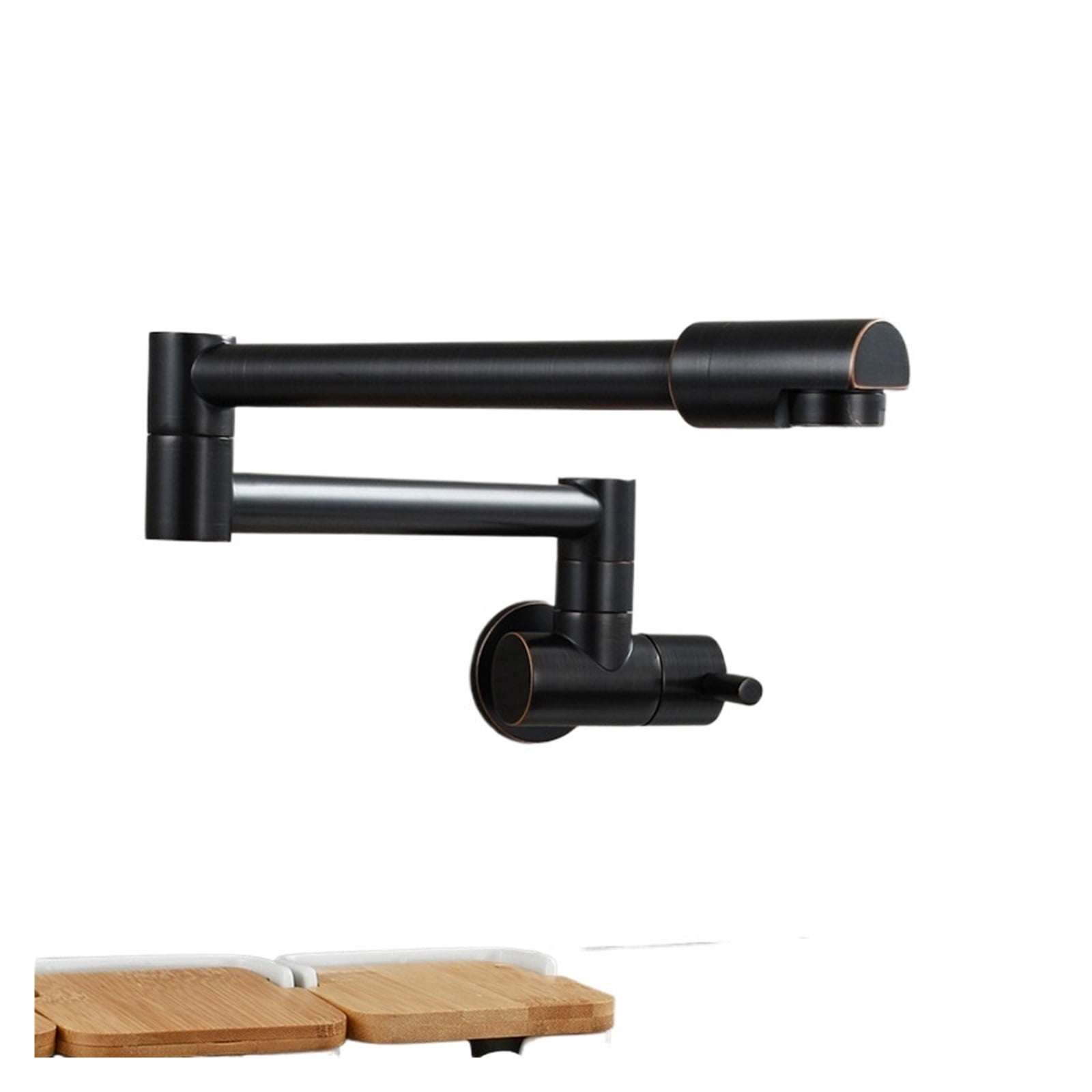 Brass Kitchen Faucet Tap Wall Mount Single Cold Single Hole Mixer ...