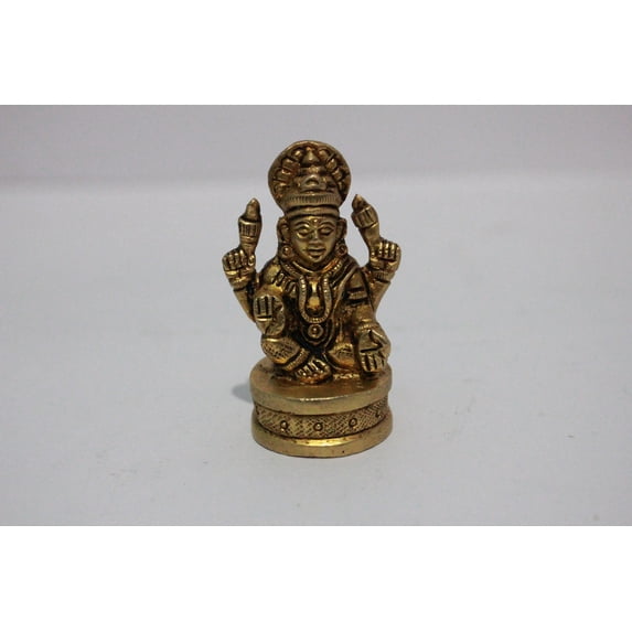 Brass Kuber Ji Idol 106gm, Brass Kuber Statue, India God Idols, Brass ...