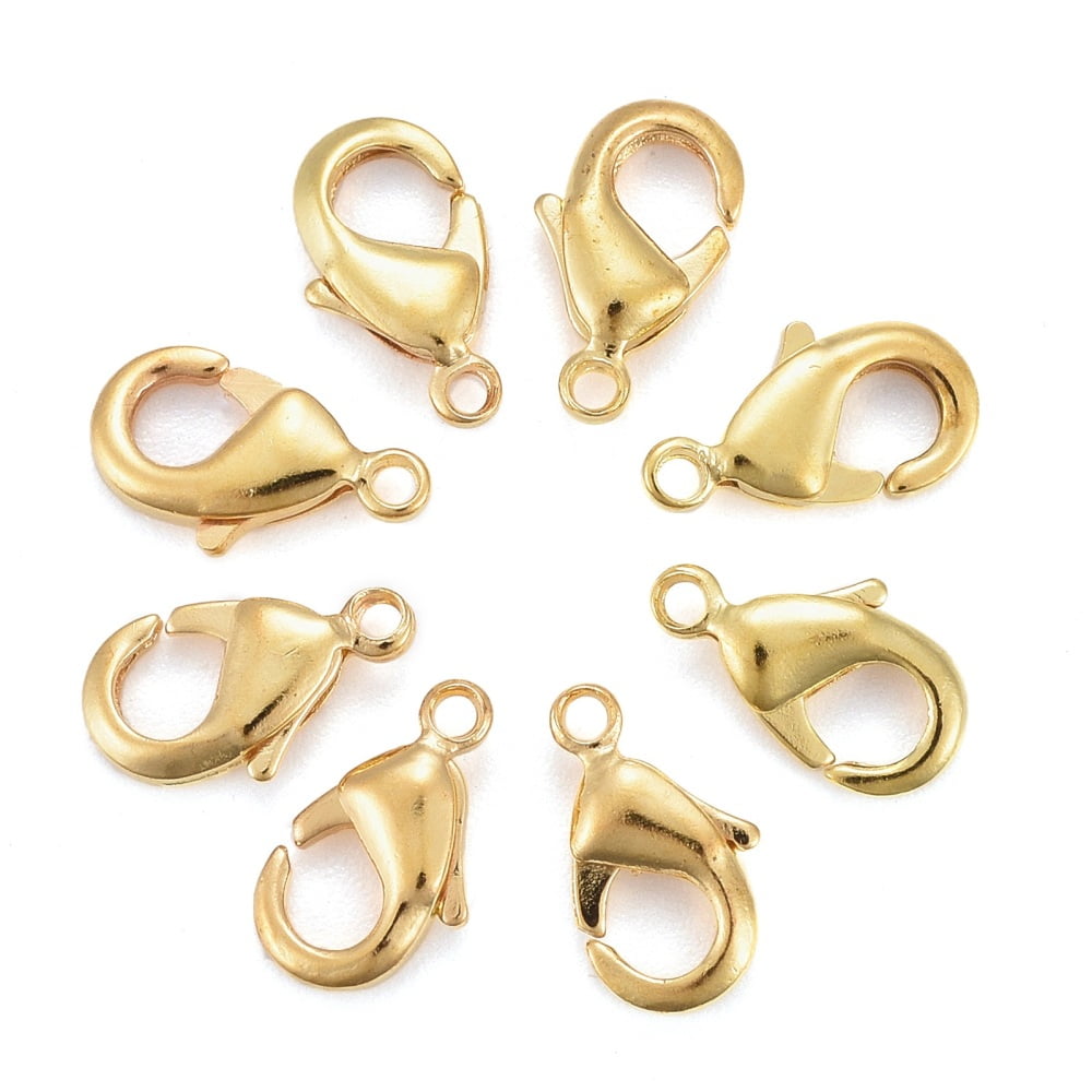 Brass Lobster Claw Clasps Parrot Trigger Clasps Nickel Free Golden ...