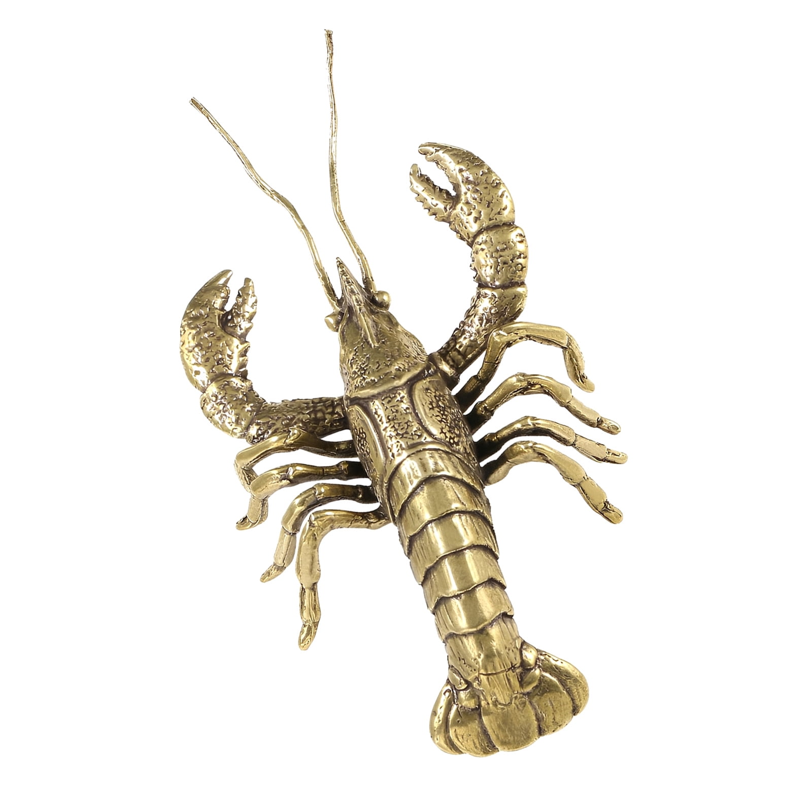 Brass Lobsters Figurine Decorative Ornament Solild Copper Crayfish ...