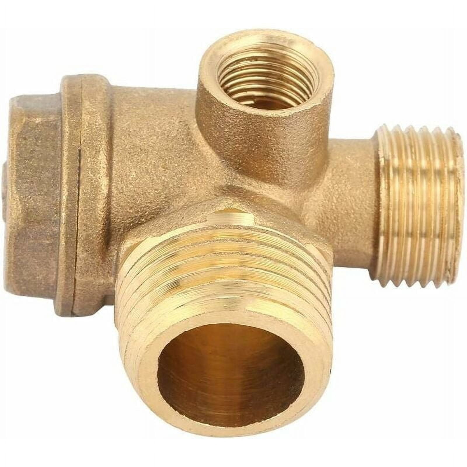 Brass Male Threaded Air Compressor Check Valve, Pressure Resistant High ...