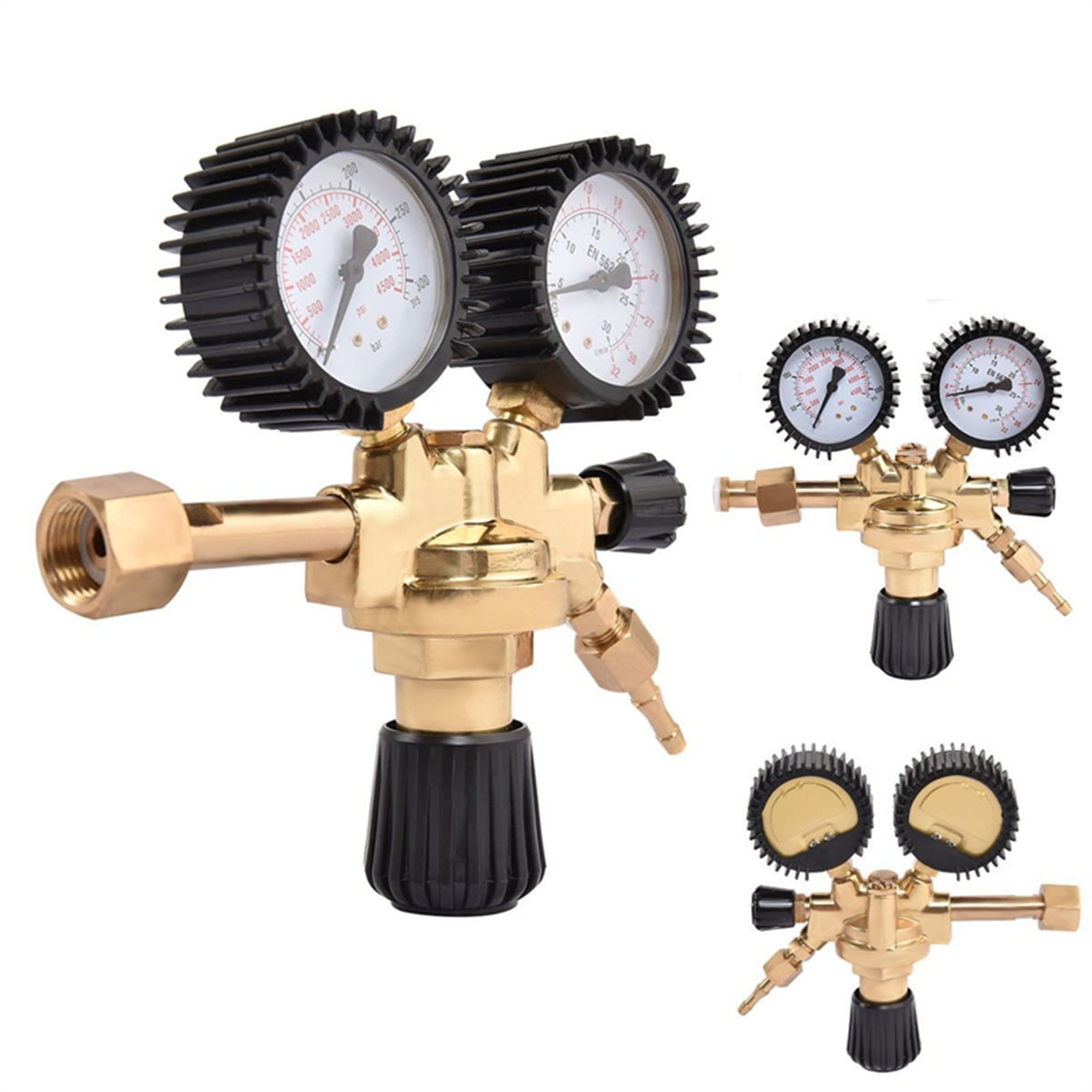 Brass Meter Reductor Argon Regulator Carbon Dioxide Regulator Mini ...
