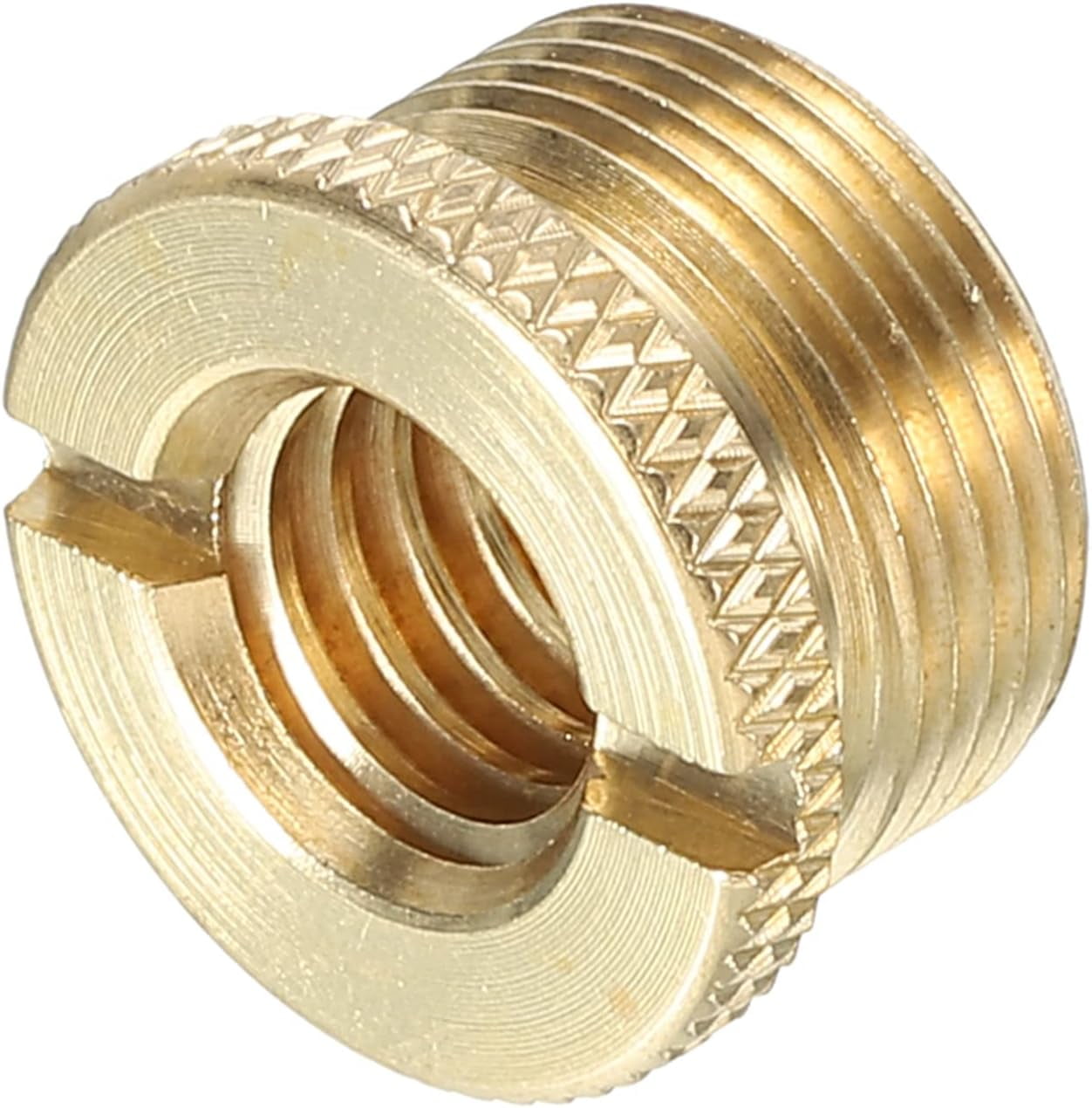 Brass Mic Stand Adapter (3/8 Female to 5/8 Male) - Microphone Tripod ...
