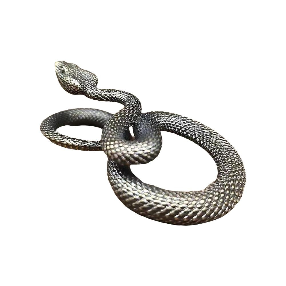 Brass Mini Antique Snake Statue Ornaments 2025 The Year of Snake ...