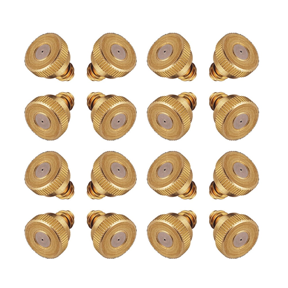 Brass Misting Heads 16 Pcs Watering Nozzle Automatic Irrigation ...