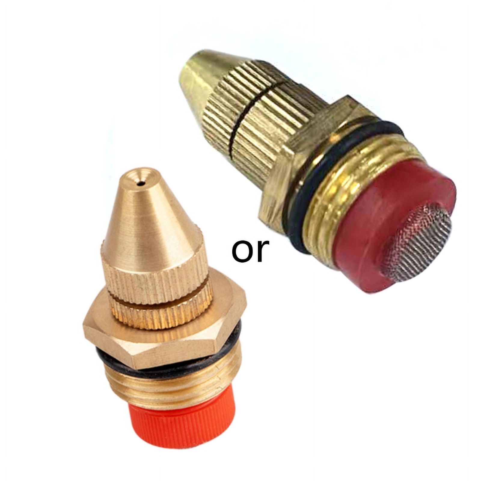 Brass Misting Nozzle High Pressure 1/2'' Mist Nozzle Sprinkler Outdoor ...