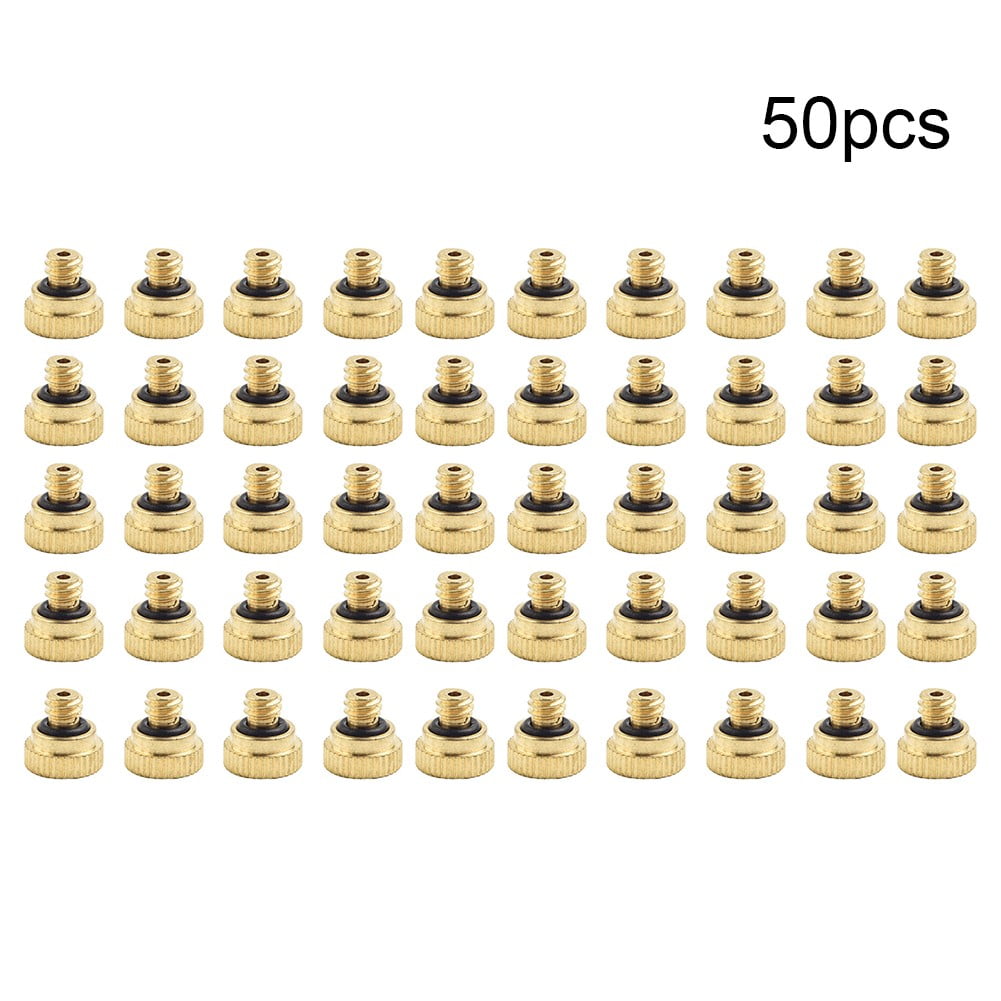 Brass Misting Nozzles Kit Water Mister Sprinkle for Cooling System 0. ...