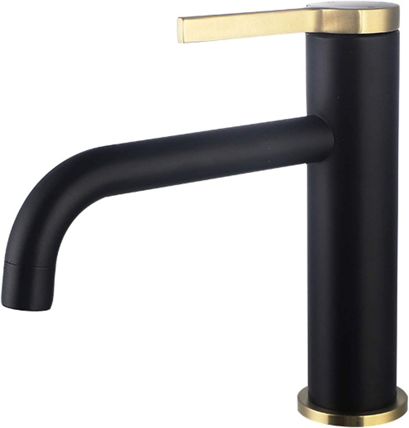 Brass Mixer Tap Modern Bathroom Faucet with Single Lever Aerator Hot ...