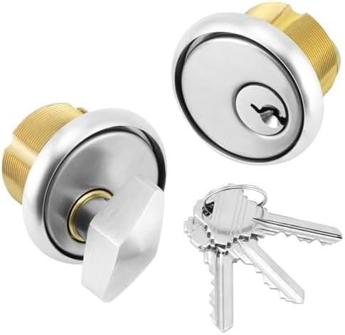 Brass Mortise Cylinder, Commercial Storefront Door Lock Mortise ...