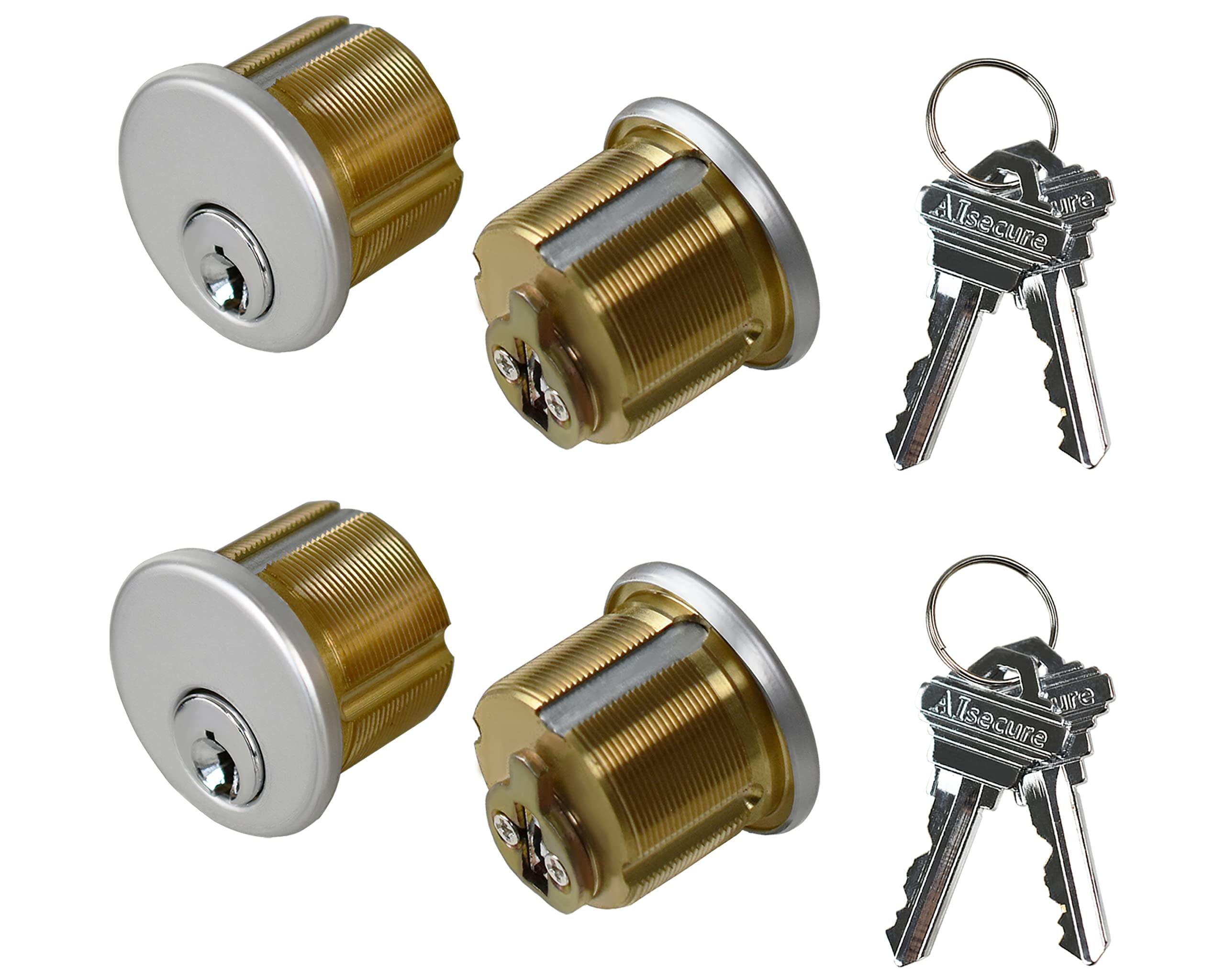 Brass Mortise Cylinder Lock，Commercial storefront Door Lock Mortise ...